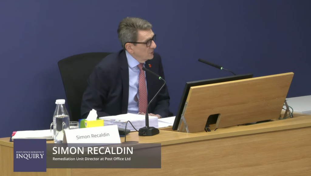 Recaldin: Post Office remediation is “Shot to Pieces” – Post Office Scandal